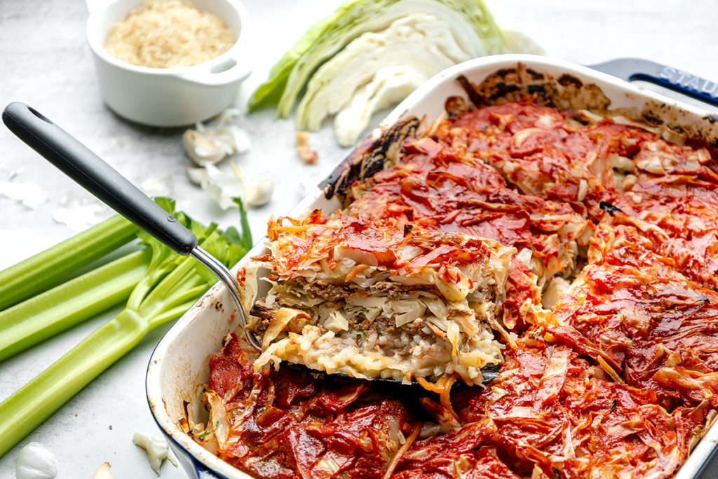 Lazy Cabbage Roll Bake | ThinkBeef