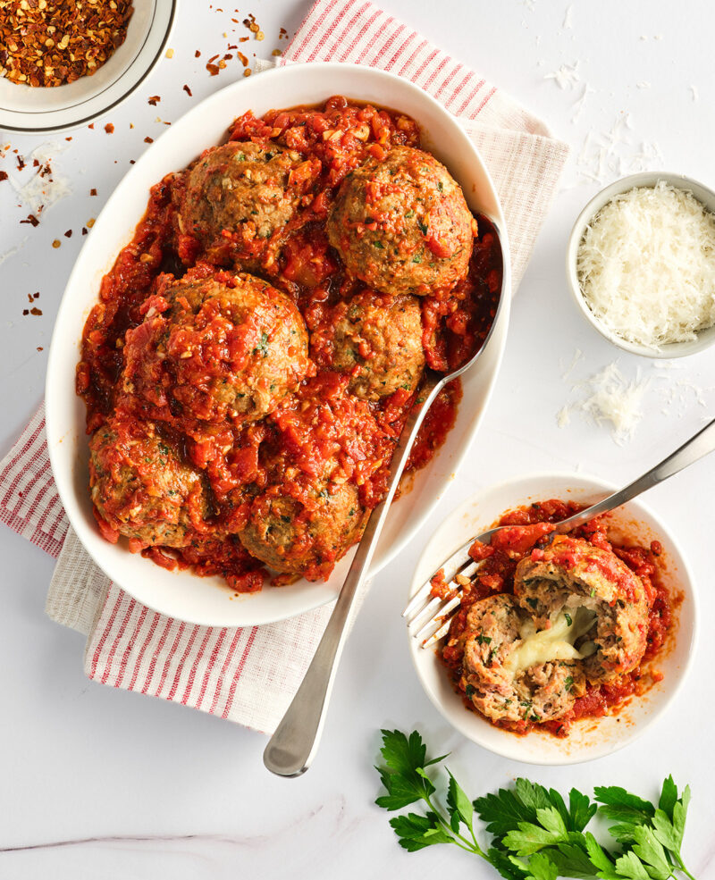Stuffed Veal Meatballs | ThinkBeef